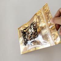 China Laminated Multiple Layer Plastic Aluminum Foil Bag Zip Lock Mylar Bag 0.08MM Thickness for sale