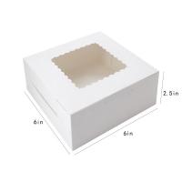 China Presents Cross Broad Craft Paper Cake Box for Snow Mei Niang Snow Crisp Small Cake for sale