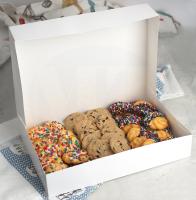 China Annual Production Cake Box Cross Broader White Card Packaging for Household Products for sale