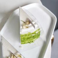 China Food Level PET Film Material Transparent Bread Cake Box for Small Wedding Pastry for sale