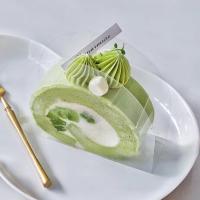 China Food Level PET Film Material Transparent Bread Cake Box for Small Wedding Pastry for sale