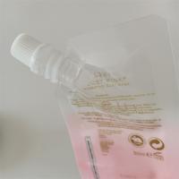 China Round Lid Biodegradable Spout Pouch Cosmetic Packaging with Personalized Branding for sale