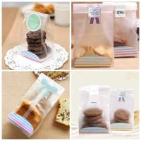 China Small Bakery Bread Packaging Bag with Window Moisture Proof Customized and Stand Up Pouch for sale