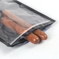 China Moisturizing Cigar Storage Custom Logo Ziplock Bags with Heat Seal and Plastic Material for sale