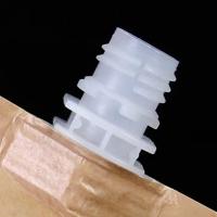 China Stand Up Spout Pouch for Cream Cosmetic Liquid Kraft Paper Plastic Laminating Material for sale