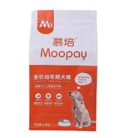 China Customized Color Eight Side Seal Aluminum Foil Pet Food Packaging Bag for Cookie for sale