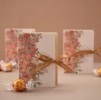 China Customized Beautiful Gift Craft Wedding Boxes Like Chocolate Cartons and Square Roses for sale