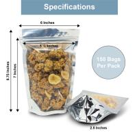 China Convenient 6x9 Inch Smell Proof Zipper Bag for Other Food Storage in Mylar Material for sale