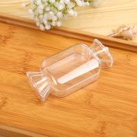 China Custom Logo Candy Themed Lash Boxes for Mink Lashes Empty Private Label Clear Acrylic for sale
