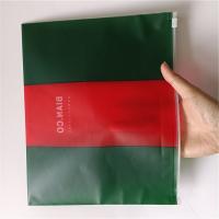 China Pvc Biodegradable Waterproof Plastic Ziplock Bag Storage Organizer for Sealing Handle for sale