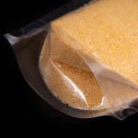 China Transparent Food Packaging PE Plastic Stand Up Pouch with Aseptic Logo for sale