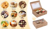 China Acrylic Cake Dessert Box For Gift Custom Logo Square Clear Plastic Containers Mousse Cup for sale