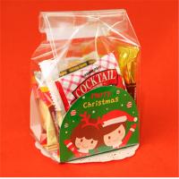 China Custom Order Handmade Diy Biscuit Bag for PE Plastic Color Bottom Toast Bag Christmas for sale