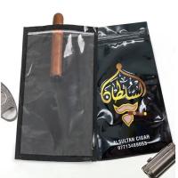 China Gravnre Printing Stand Up Pouch Custom Zip Lock Cigar Bags for Moisturizing Cigars for sale
