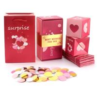 China Packing Material DIY Birthday Surprise Gift Box Party Favors Funny Money Explosion Box for sale