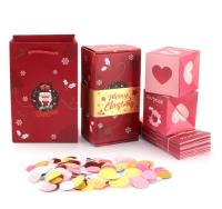 China Packing Material DIY Birthday Surprise Gift Box Party Favors Funny Money Explosion Box for sale
