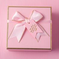 China Custom Gift Packaging Box With Golden Logo for T Shirt Clothing and Scarf for sale