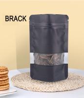 China Matte Finish Ziplock Package for Dried Fruit Stand Up Pouch Kraft Bag for sale