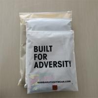 China Sealing Handle Zipper Top Frosted Plastic Bag for Eco-Friendly Fabric Clothing Packaging for sale