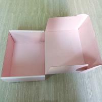 China Custom Order Pink Cardboard Paper Postal Boxes for Environmentally Friendly Packaging for sale