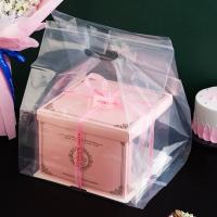 China Plastic Material Structure Custom Size Accepted Tote Bag for Salad Baking Packaging for sale