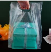 China Plastic Material Structure Custom Size Accepted Tote Bag for Salad Baking Packaging for sale