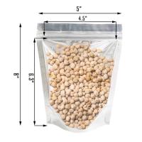 China Customized Stand Up Foil Polybag Food Package Bag With Window for Food Packaging for sale