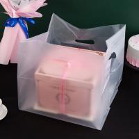 China Plastic Material Structure Custom Size Accepted Tote Bag for Salad Baking Packaging for sale