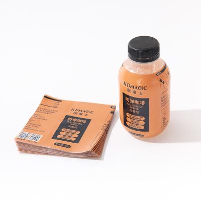 China 2023 Arrive Compostable Plastic Wrap Packaging Custom Logo Sticker with Shrink Film for sale