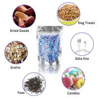 China Customized Stand Up Foil Polybag Food Package Bag With Window for Food Packaging for sale