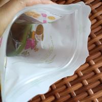 China Food Grade Material Zip Lock Heat Seal Bags Stand Up Transparent Sac Plastique Packaging for sale