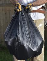 China strength Tensile Strength Heavy Duty Plastic Bag Package for Garbage in White Color for sale