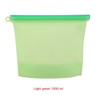 China Customized Logo Kitchen Silicone Bag for Kids Snacks Food Grade Reusable Storage Set for sale