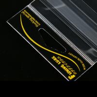 China Transparent Header Card Cellophane Self Adhesive Packing OPP Bag for Fishing Hooks for sale