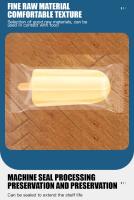 China Plastic Type Transparent Bag Disposable Plastic Packaging for Ice Cream Popsicle for sale