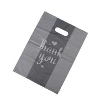 China Customized Eco Friendly Tote Bag THANKYOU Plastic Shopping Bag with 50-200microns Thickness for sale