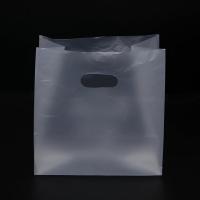 China Customized Eco Friendly Tote Bag THANKYOU Plastic Shopping Bag with 50-200microns Thickness for sale