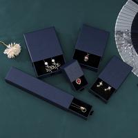 China Custom Logo Size Luxury Sliding Box with Ribbon Cord Gift Jewelry Box Set Drawer Box for sale