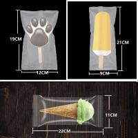 China Custom Printed Heat Seal Plastic Ice Packaging for Transparent Frosted Ice Cream for sale