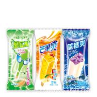 China Custom Printed Heat Seal Plastic Ice Packaging for Transparent Frosted Ice Cream for sale