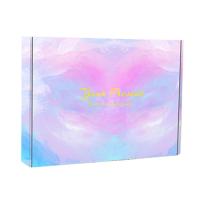 China Custom Color Printed Fashion Cosmetic Packaging Box with Wrapping Recycled Materials for sale