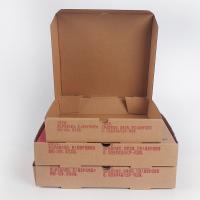 China Slotted Boxes 9 Inch Corrugated Disposable Paper Lunch Box for Baking and Takeaway for sale
