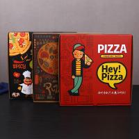 China Slotted Boxes 9 Inch Corrugated Disposable Paper Lunch Box for Baking and Takeaway for sale
