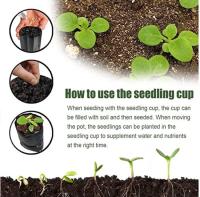 China Plastic Nursery Bag for Garden Plant Fruit Vegetable Flower Planter for sale