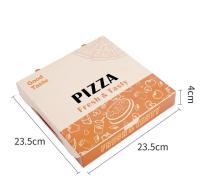 China Pulp Material Straw Pulp Customized Fast Food Package for Hot Dog French Fried Chicken and Pizza for sale