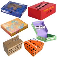 China Varnishing Corrugated Board Blind Box for Customized Tear-Off Boxycharm Kraft Paper Bag for sale