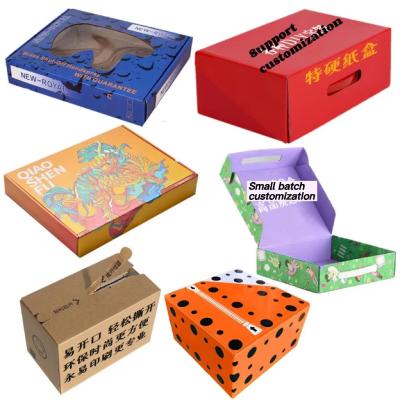 China Varnishing Corrugated Board Blind Box for Customized Tear-Off Boxycharm Kraft Paper Bag for sale