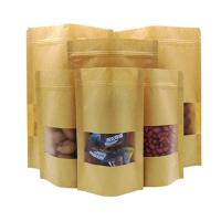 China Leak-Proof And Moisture-Proof Kraft Paper Window Bag For Food Packaging for sale