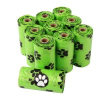 China Hot Stamping PE Material Structure Pet Dog Cat Plastic Garbage Bag Degradable Single Roll for sale