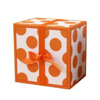 China Embossing Deluxe Square Gift Box With Candy Cover And Flowers Printing for sale